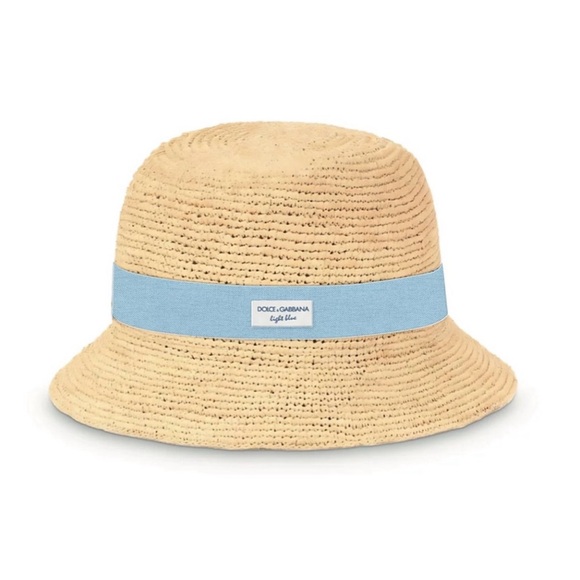 Dolce & Gabbana | Accessories | Dolce Gabbana Light Blue Beach Hat ...